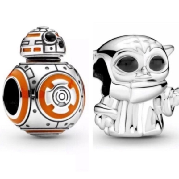 Jewelry | 2 Pieces Star Wars Bb8 Baby Yoga Grogu Charm Bundle Sets ...
